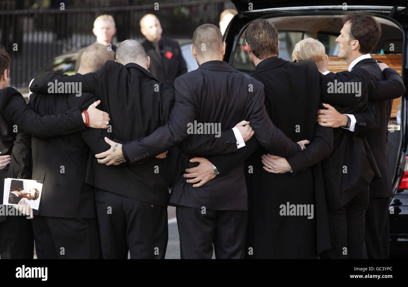 The Funeral Of Boyzone Singer Stephen Gately High Resolution Stock ...