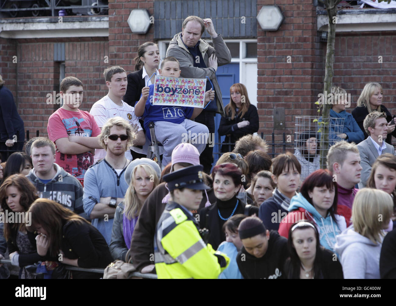 Stephen Gately funeral Stock Photo - Alamy