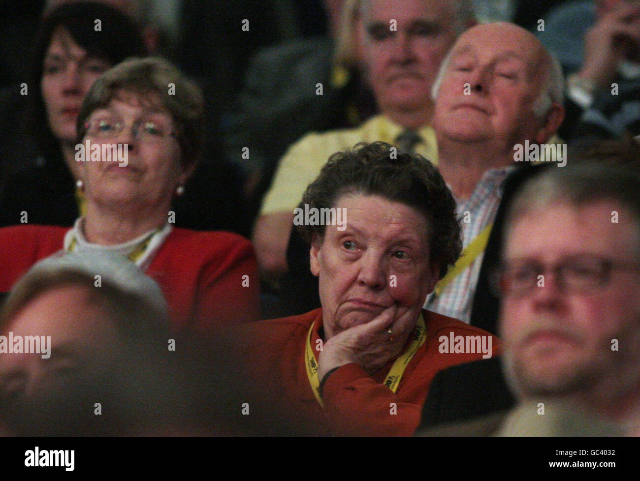 The crowd as SNP Leader Alex Salmond speaks at their 75th annual ...
