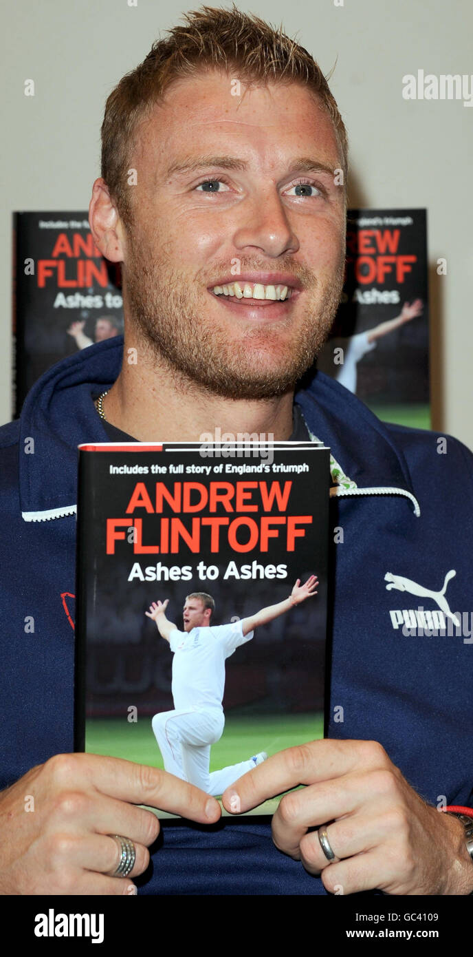 Andrew Flintoff book launch - London Stock Photo - Alamy