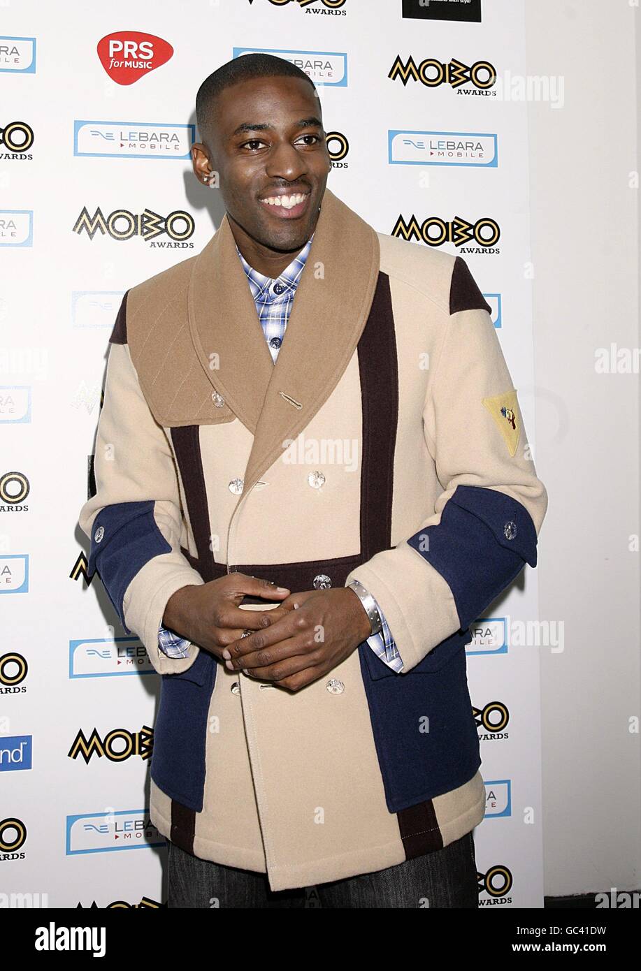 Bashy arriving for the 2009 MOBO awards at the SECC in Glasgow Stock ...