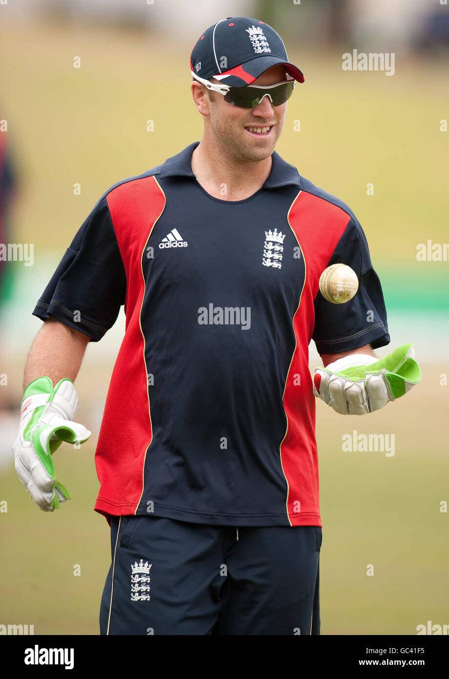 England's Matt Prior during a nets session at Centurion Cricket Ground ...