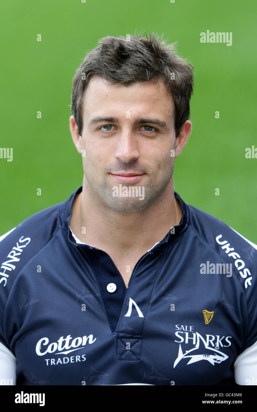 Rugby Union - Sale Sharks Photocall - Edgeley Park. Chris Leck, Sale ...