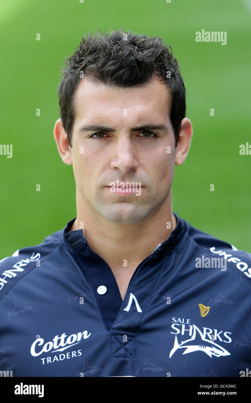 Rugby Union - Sale Sharks Photocall - Edgeley Park. Sean Cox, Sale ...