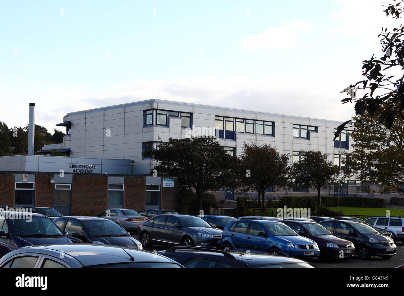 A general view of Linlithgow Academy in Linlithgow, Scotland after ...