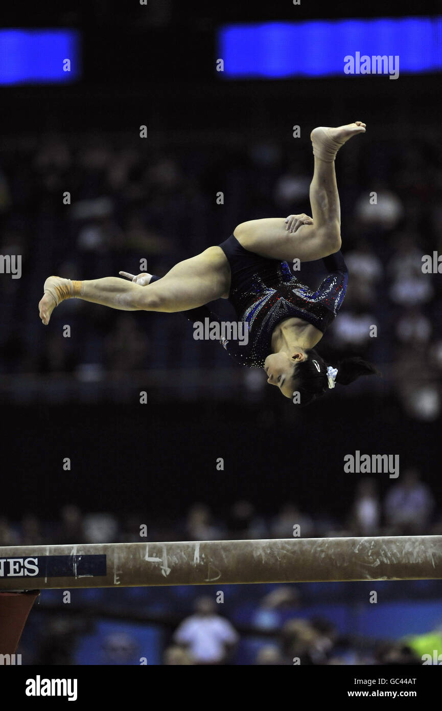 Somersault Gymnastics Competition High Resolution Stock Photography and ...