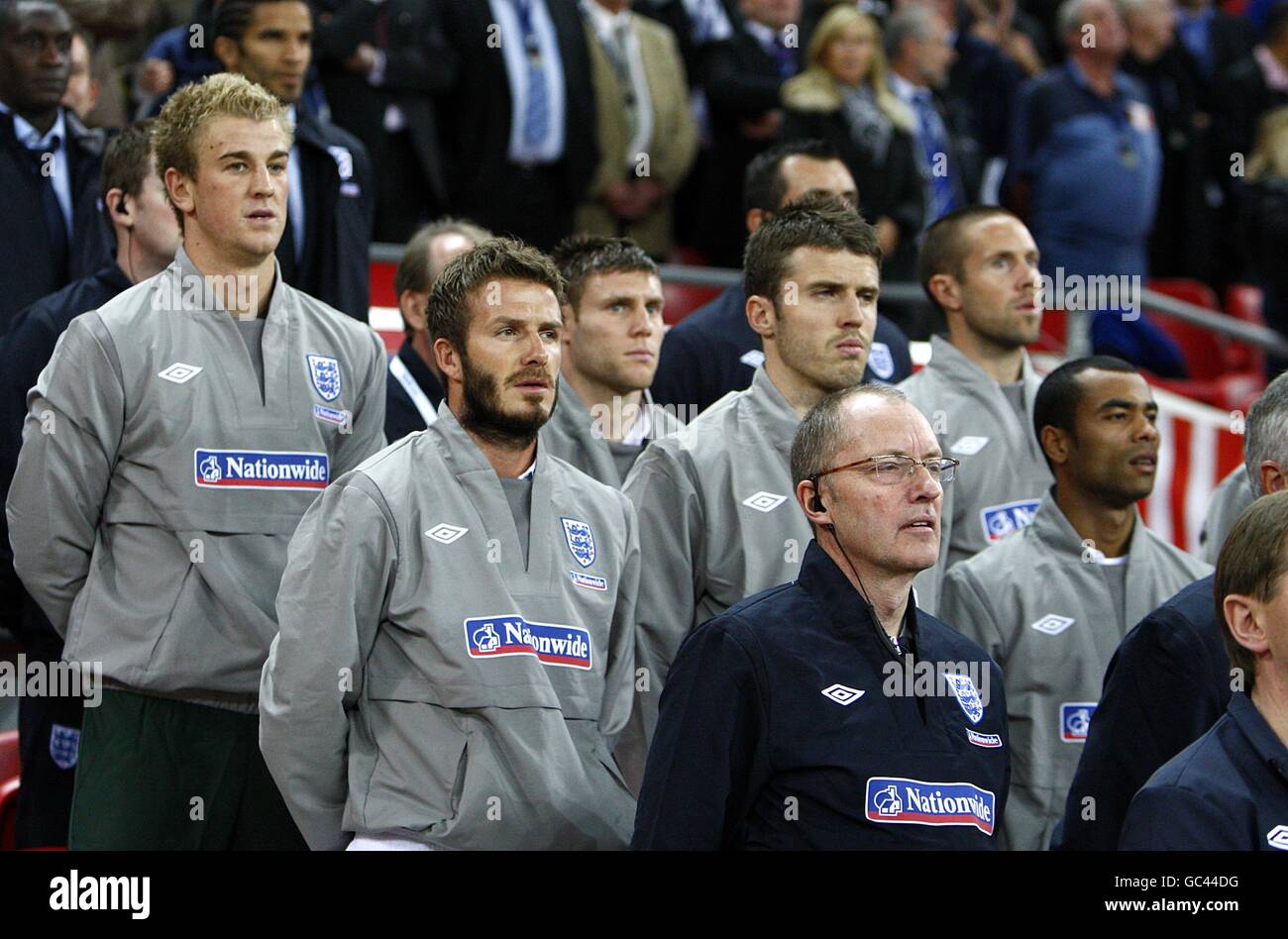 In stands wembley stadium prior to kick off hi-res stock photography ...
