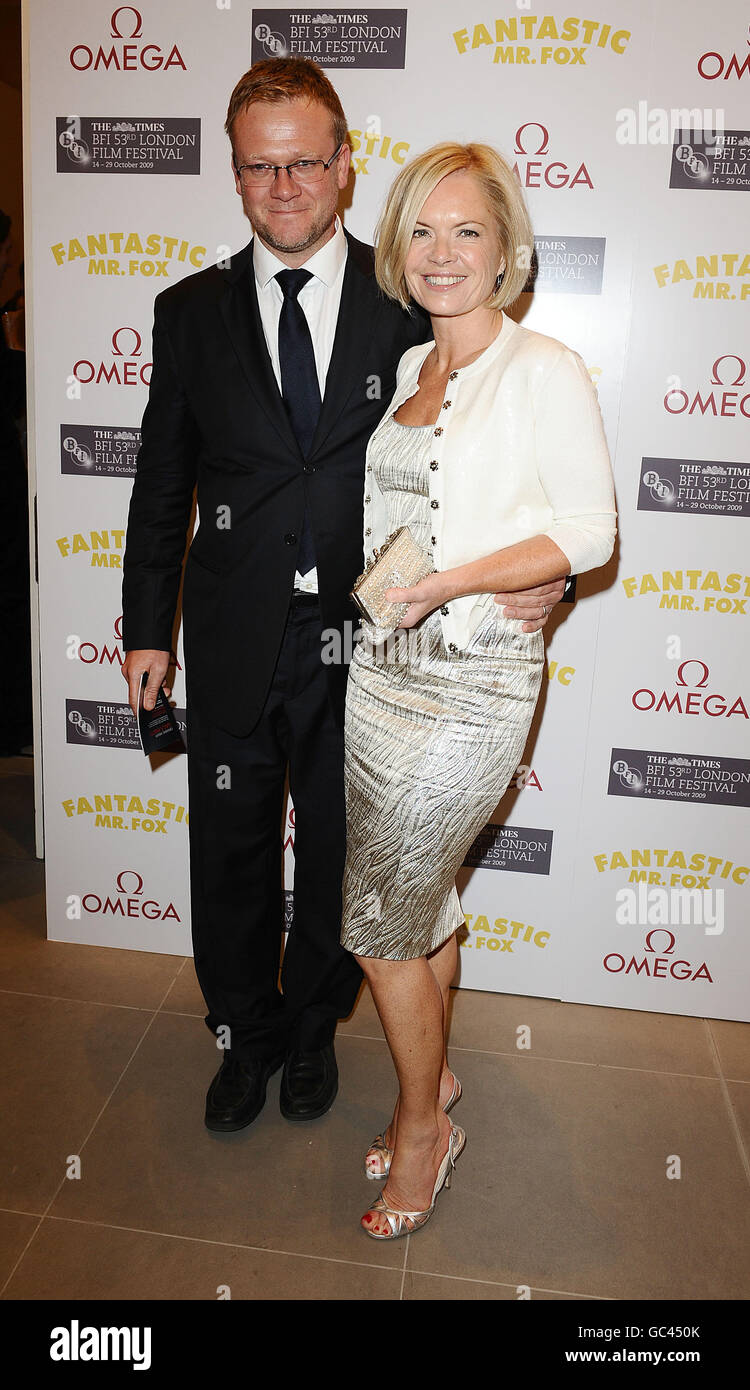 Jason McCue and Mariella Frostrup arrive for the aftershow party of new ...