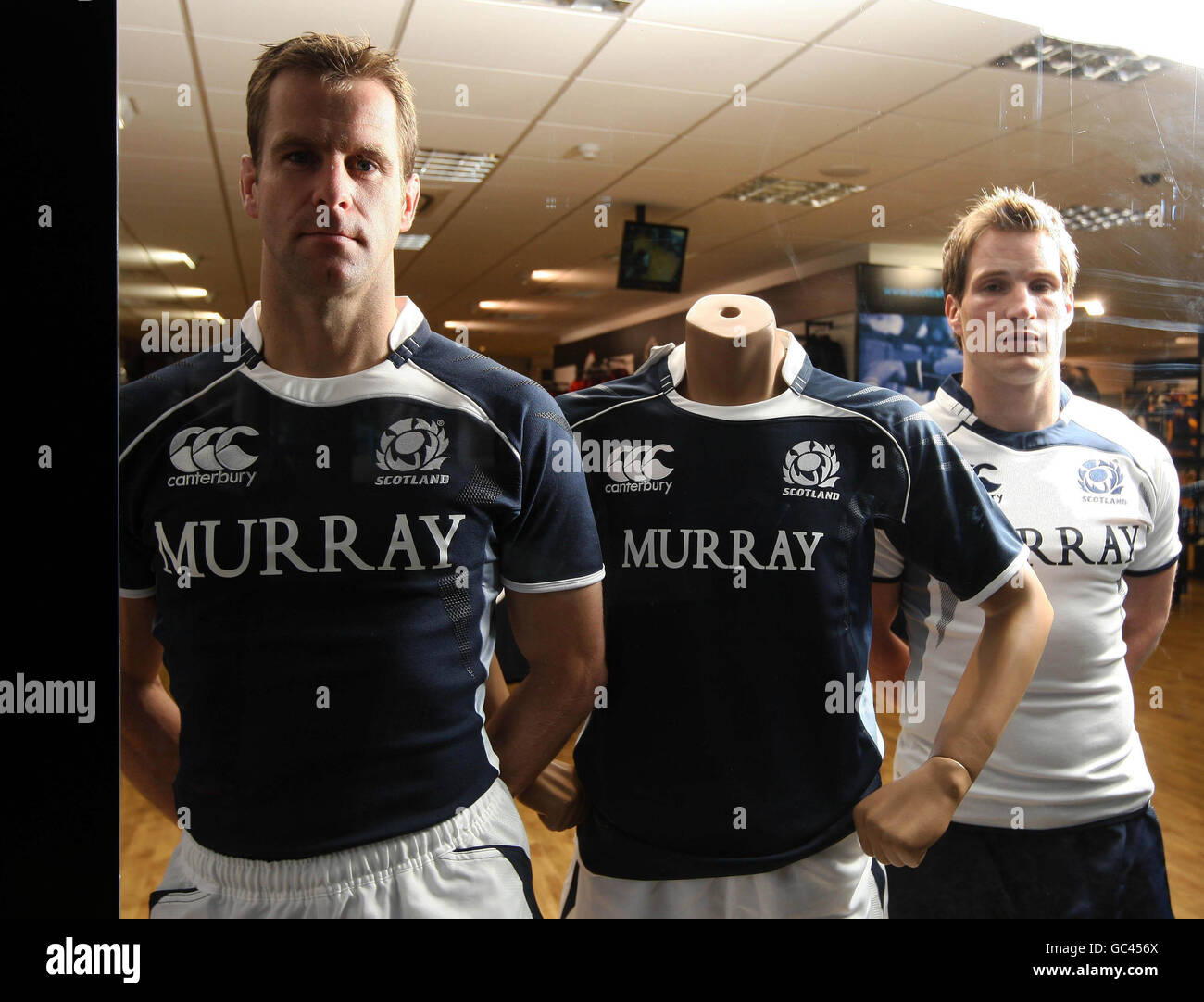 Scotland's Chris Paterson (left) and Phil Godman (right) launch the new ...