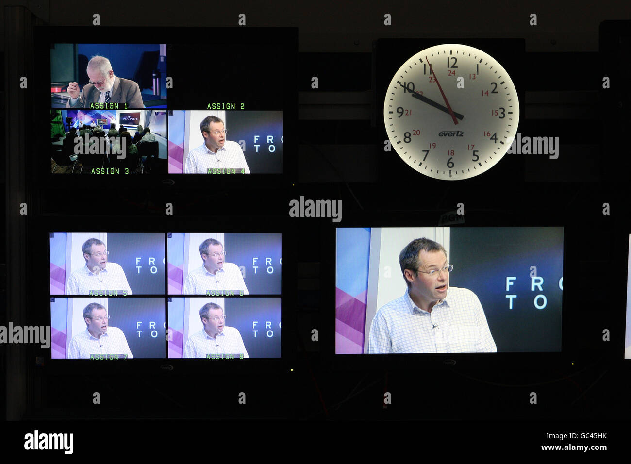 Scottish Television press conference Stock Photo - Alamy