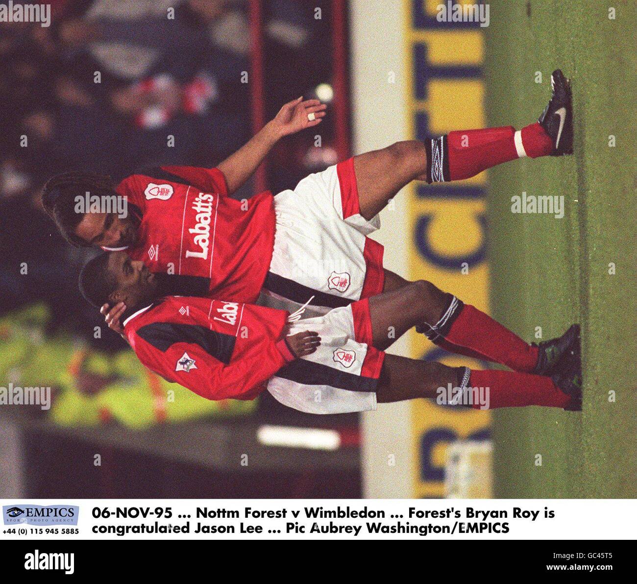 Nottm forest v wimbledon hi-res stock photography and images - Alamy