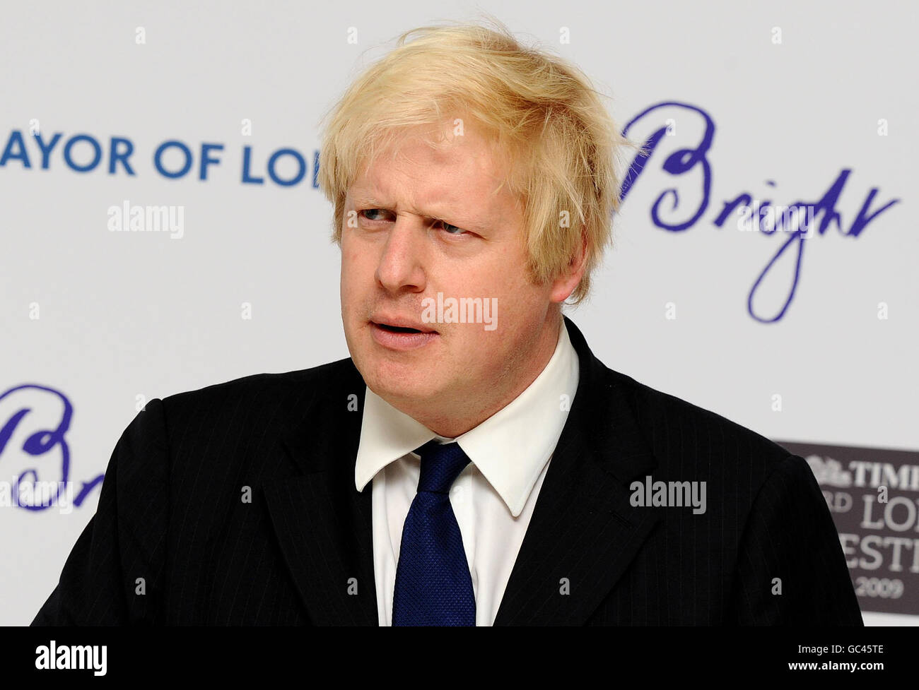 The Mayor of London, Boris Johnson arrives at the premiere of Bright ...
