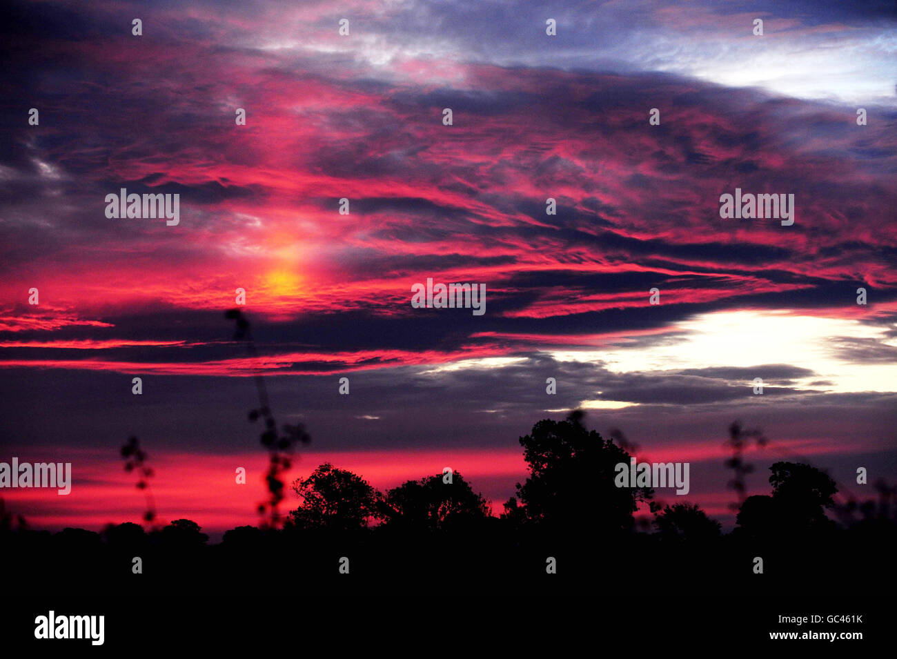 Dawn breaks near raby castle hi-res stock photography and images - Alamy