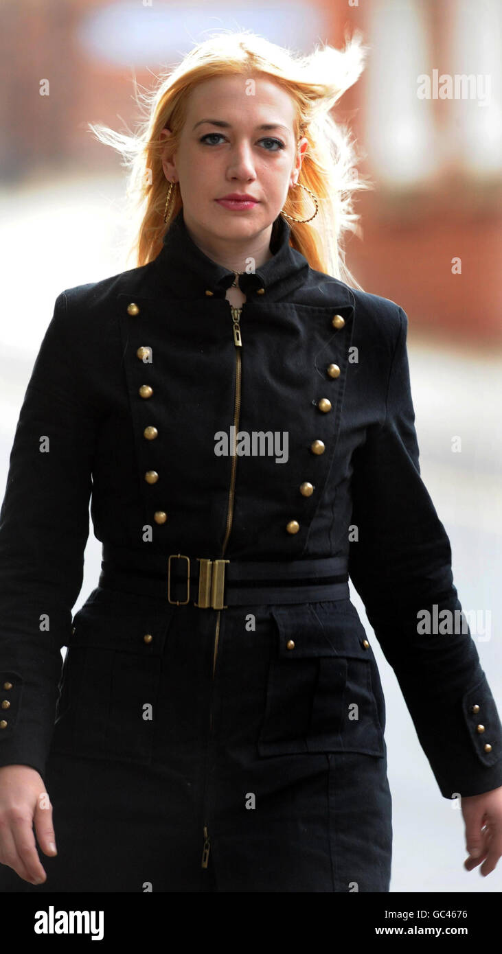 Royal harpist on trial for burglary. Jemima Phillips arrives at ...