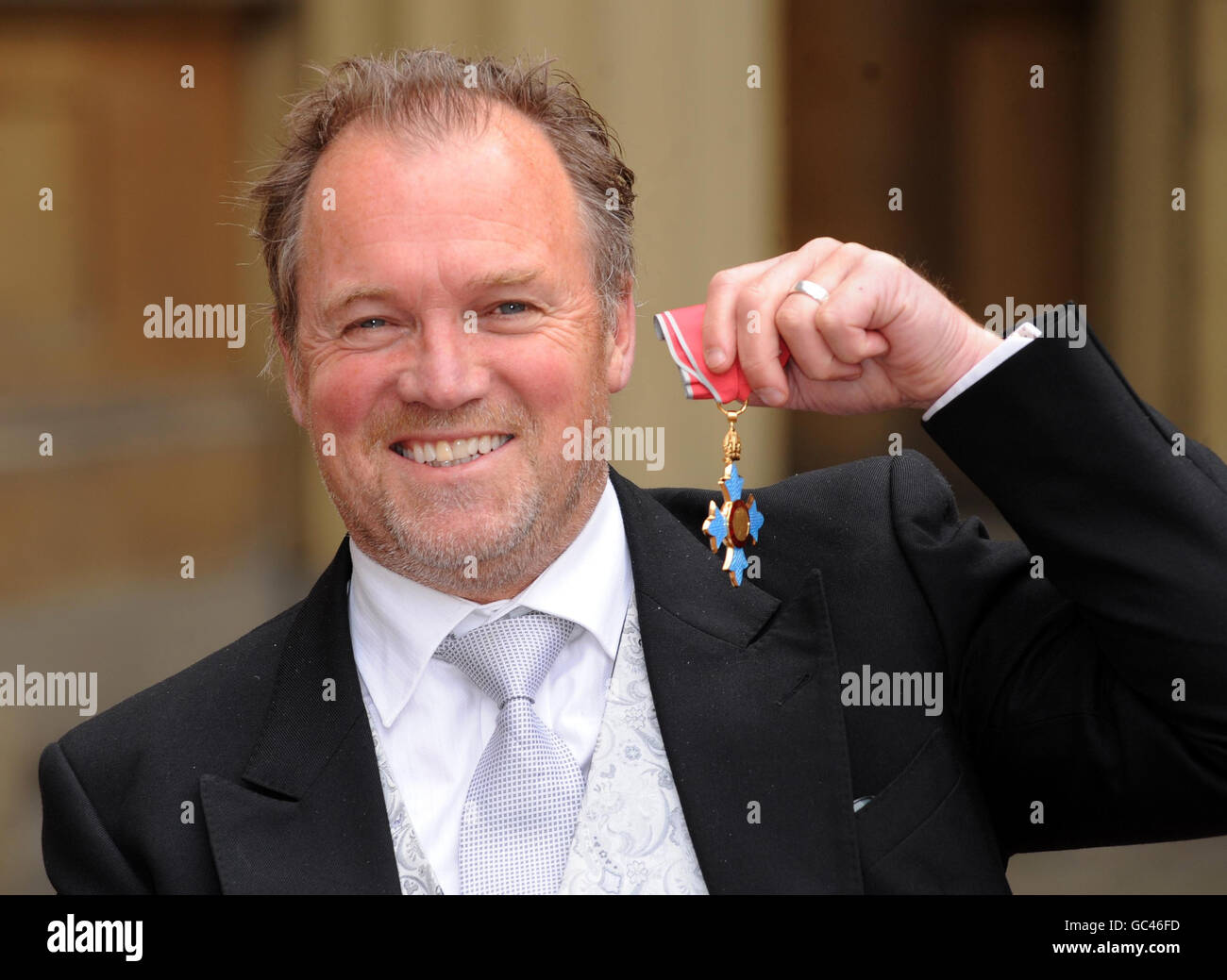 Alastair Hignell after he received his Commander of the British Empire ...