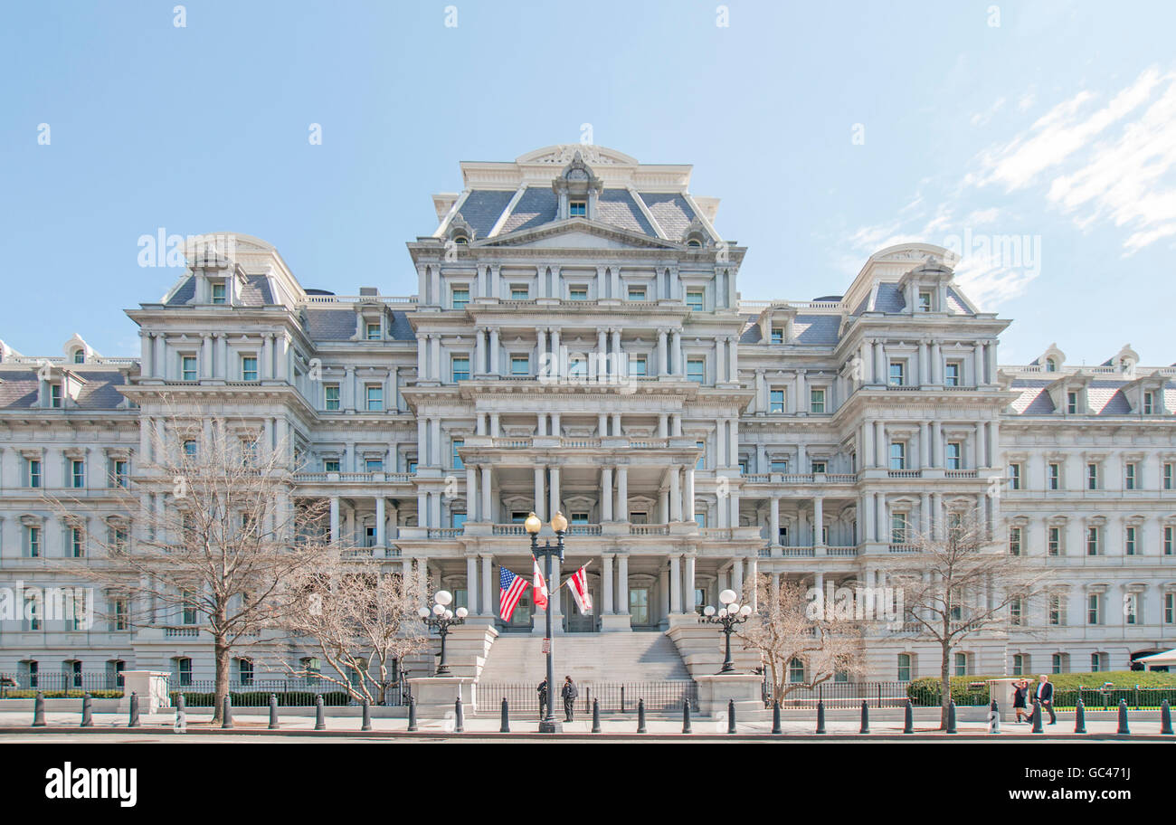 Eisenhower executive office building near the capitol in Washington D.C ...