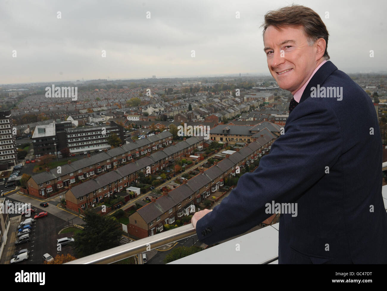 Business Secretary Lord Mandelson during a visit to Partnership House ...