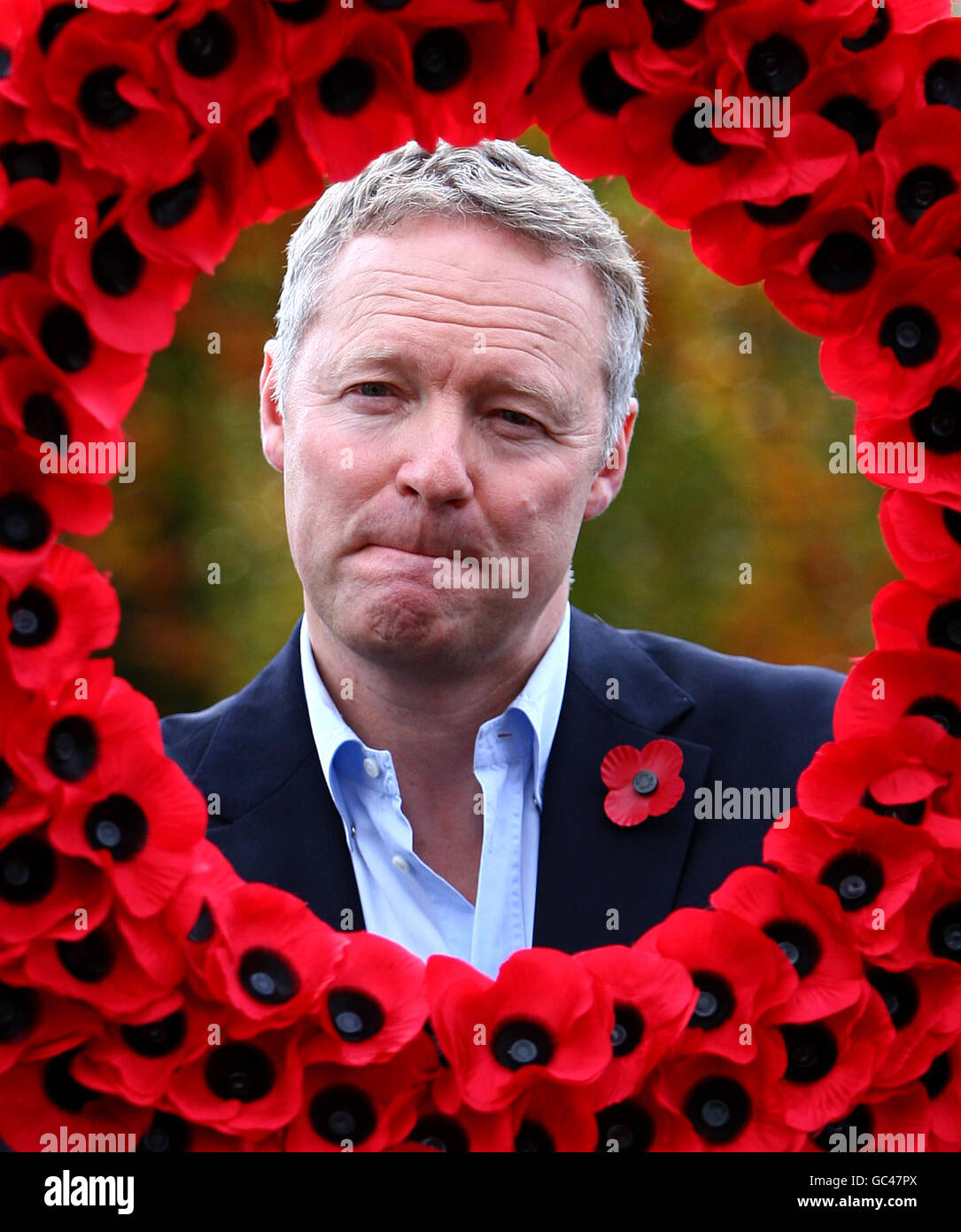 Comedian Rory Bremner at the launch of Poppyscotland's Scottish Poppy ...