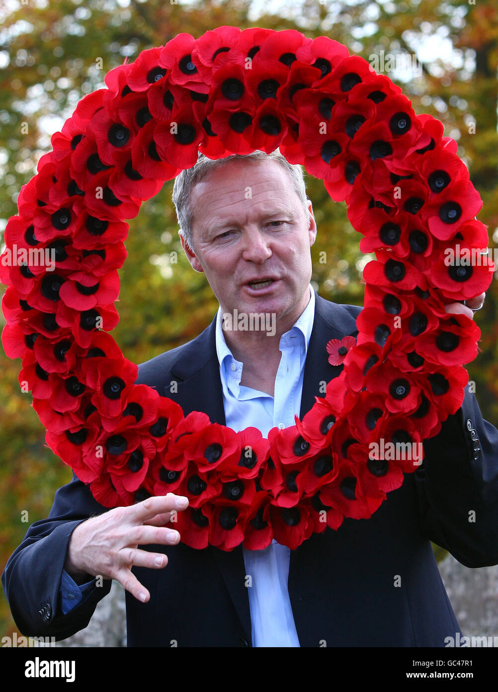Comedian Rory Bremner at the launch of Poppyscotland's Scottish Poppy ...