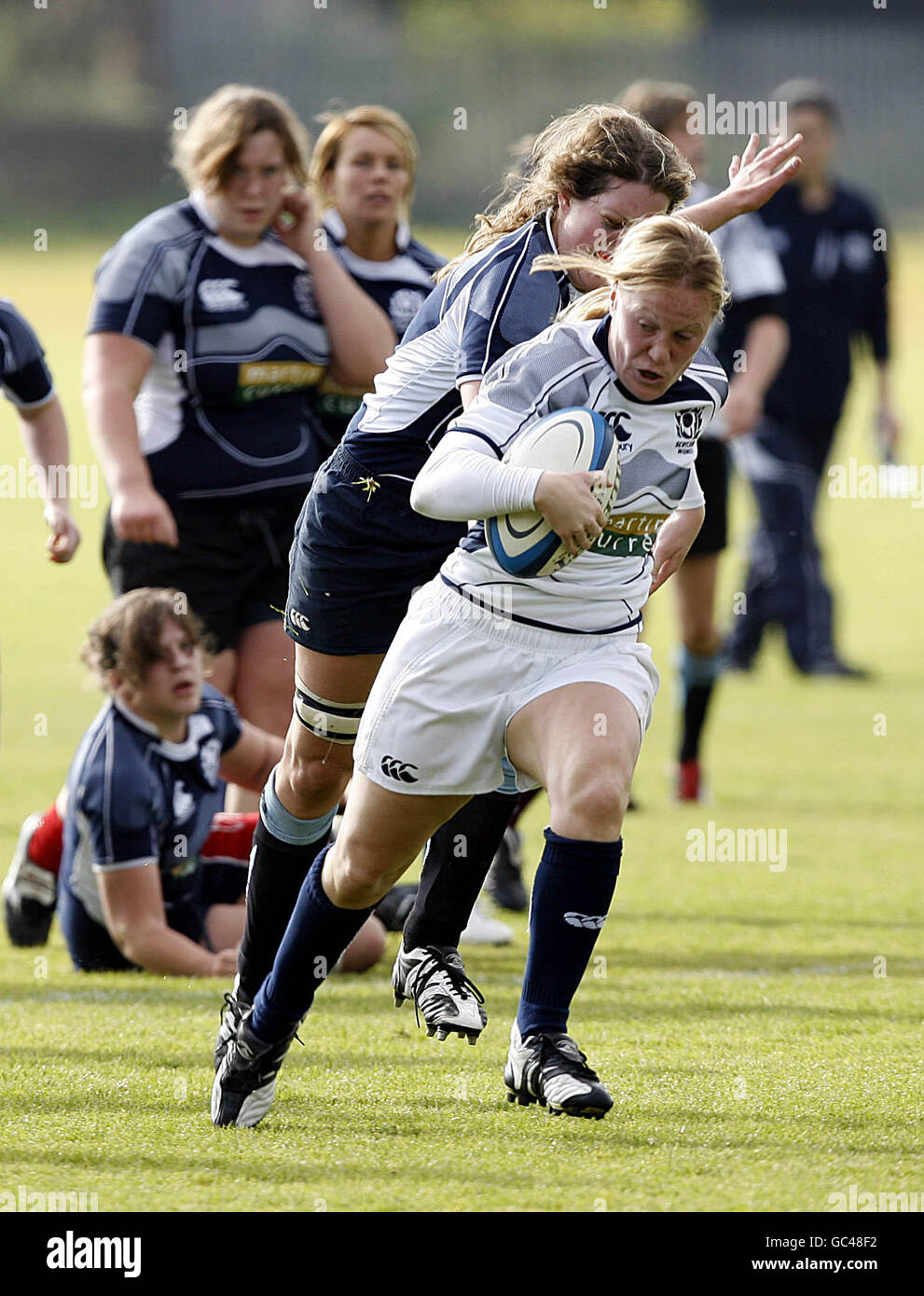 Rugby Union - Scotland Women's National Rugby Team - Training Stock ...