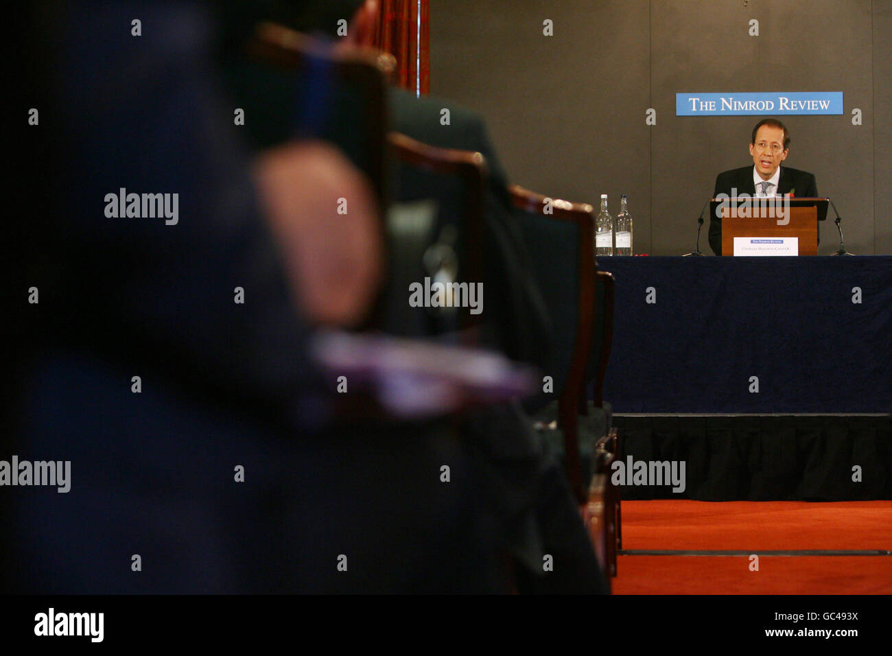 Charles Haddon-Cave QC presents to the media a report into the crash of ...