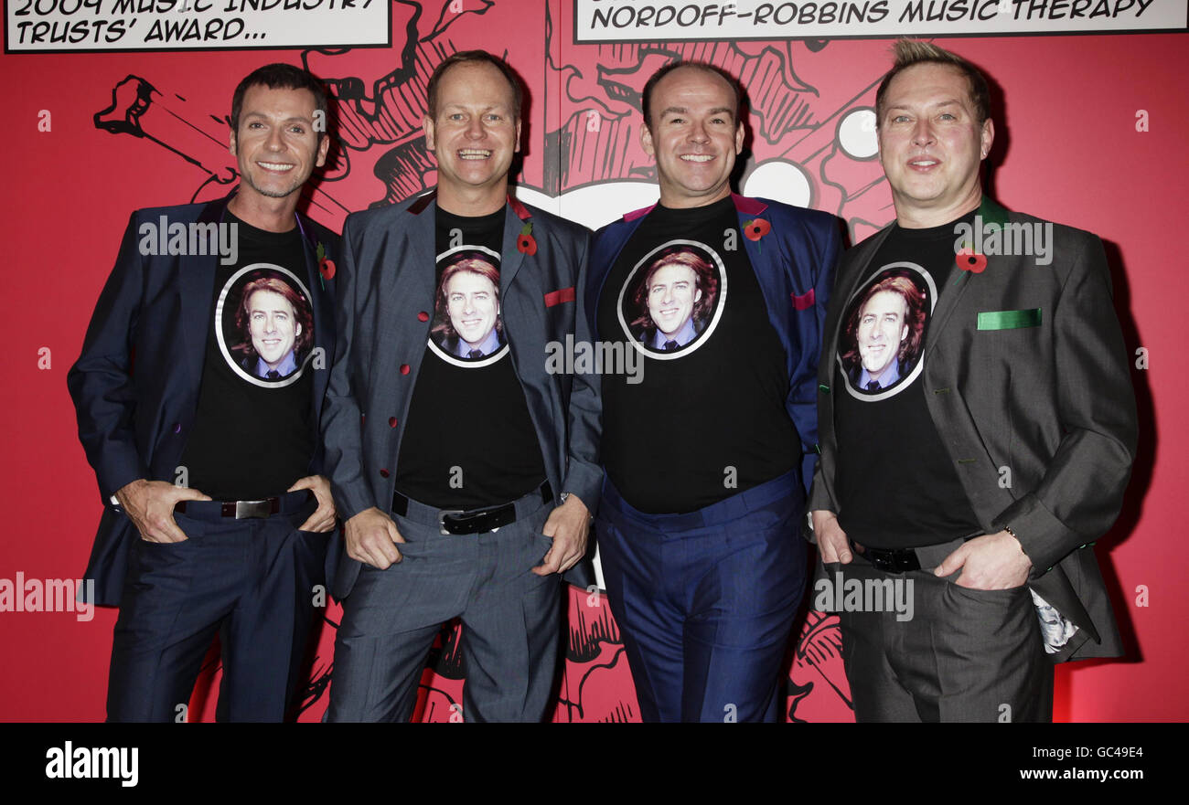 Four Poofs and a Piano (from left Stephen de Martin, David Roper, David ...