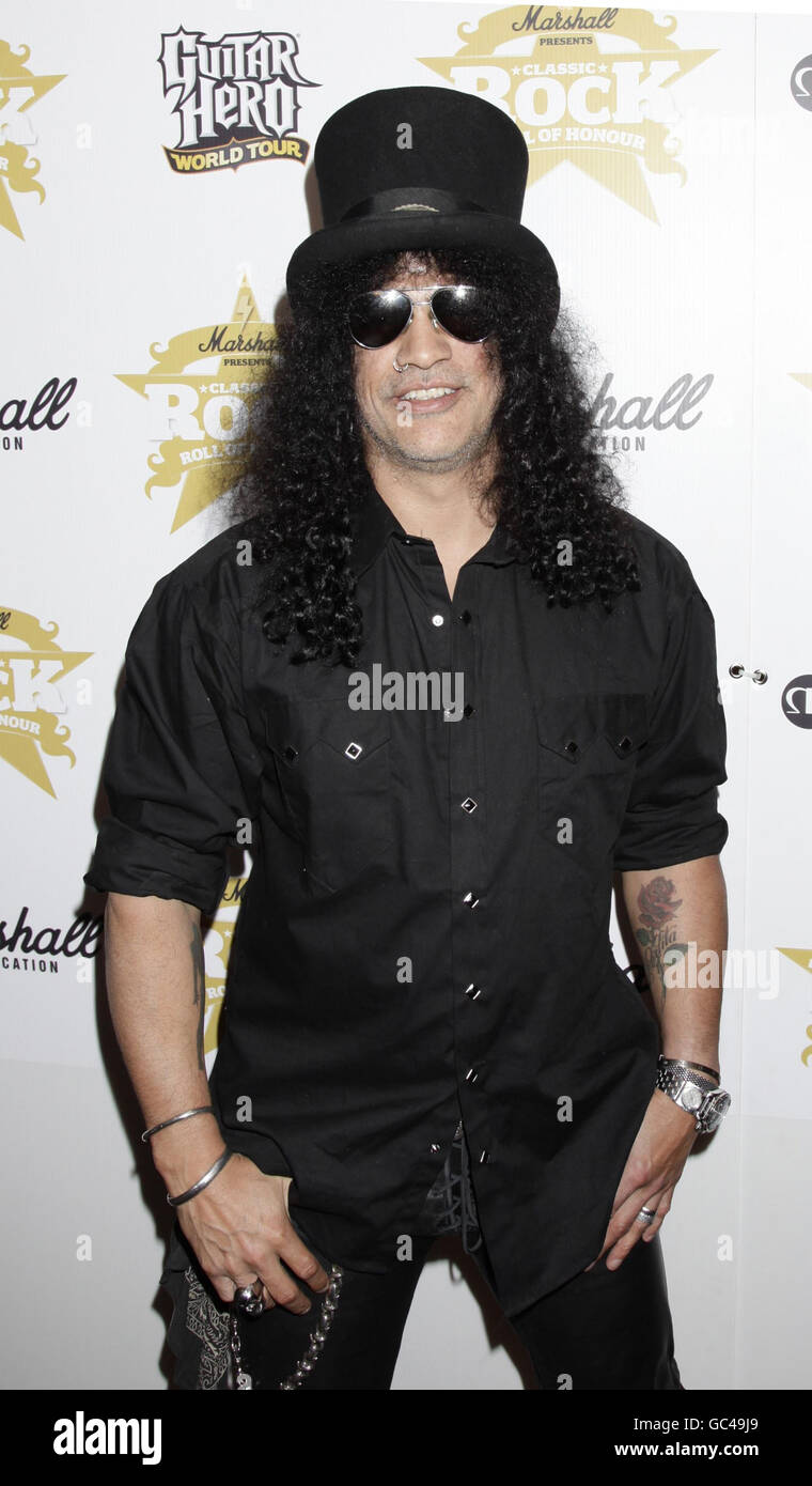 The Classic Rock Roll of Honour Awards - London. Slash pictured at the ...