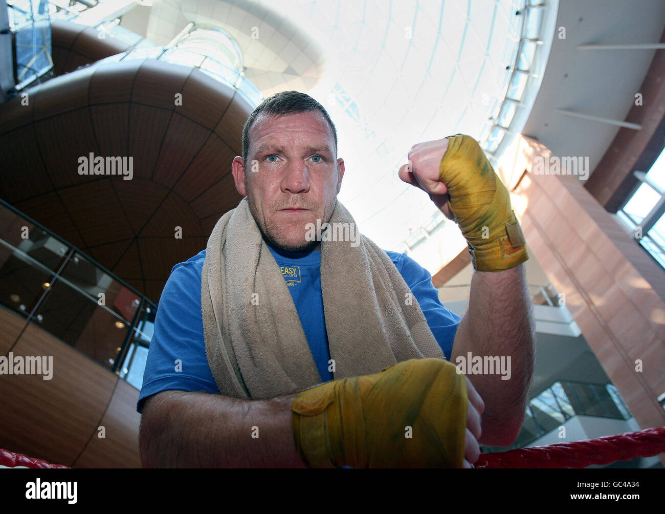 Boxing - Martin Rogan and Sam Sexton Work Out - Victoria Square ...