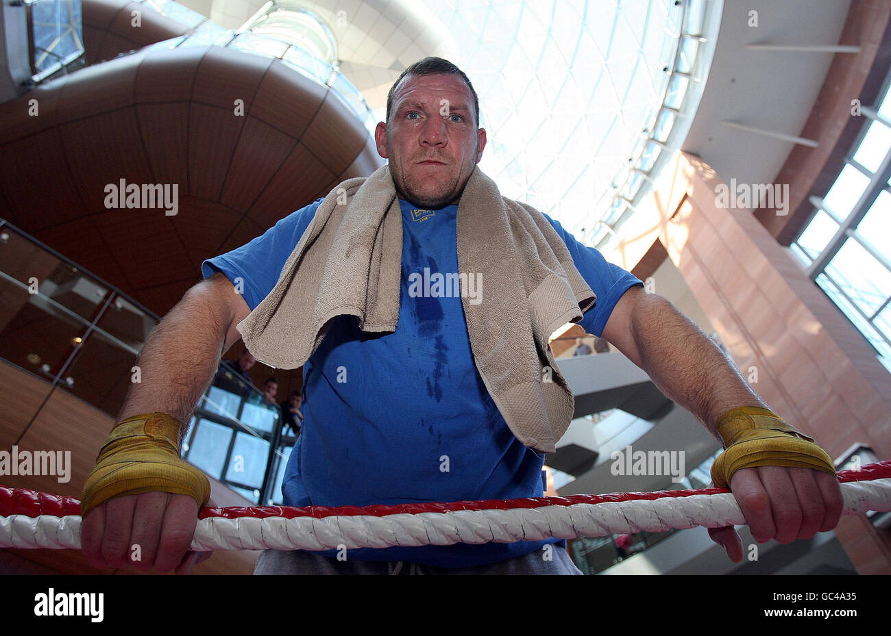 Boxing - Martin Rogan and Sam Sexton Work Out - Victoria Square ...