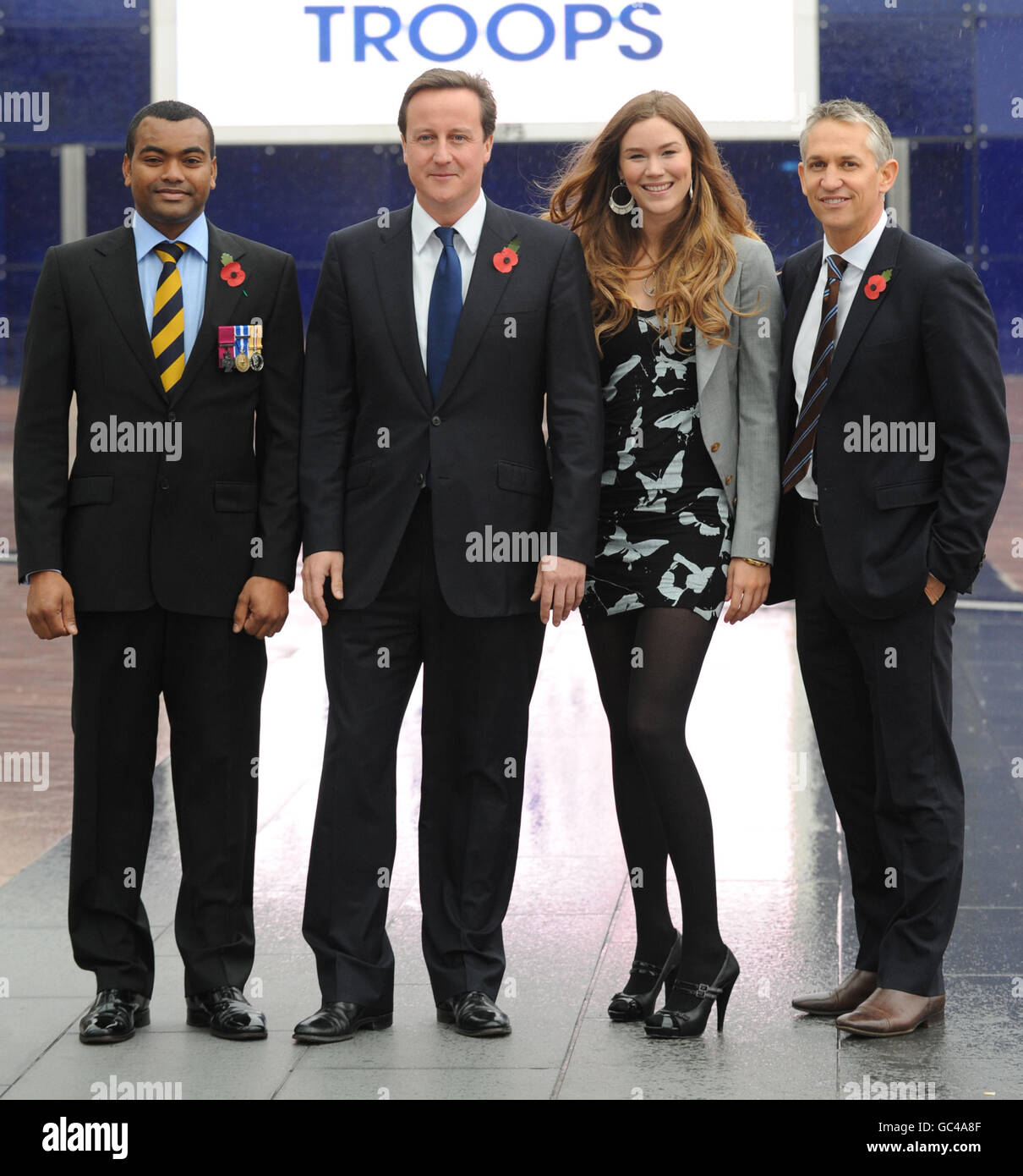 Conservative leader David Cameron launches his Tickets for Troops ...