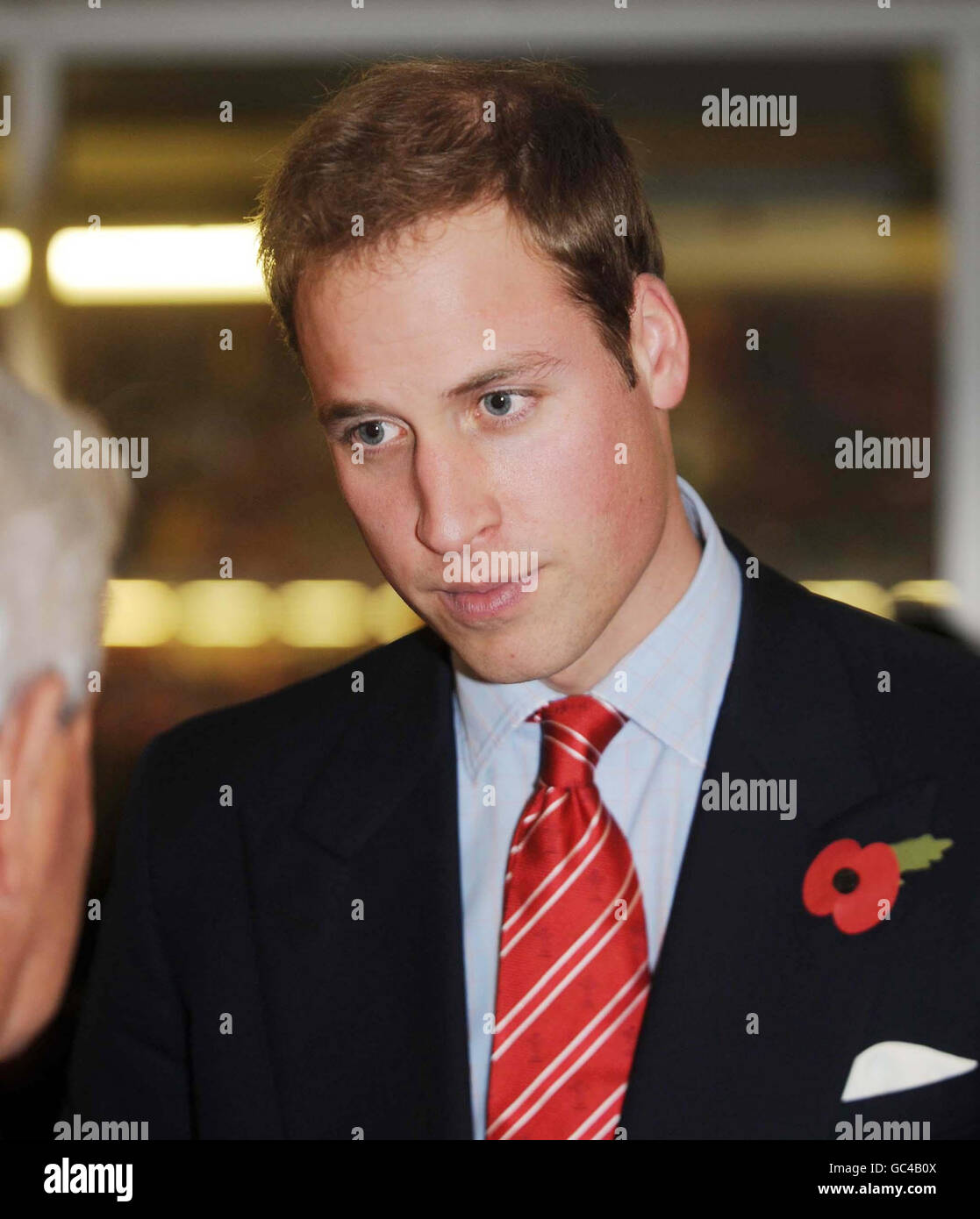 Prince William attends Wales v NZ rugby match. Prince William before ...