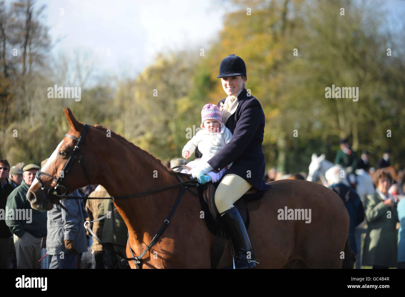 The Duke of Beaufort's Hunt Stock Photo - Alamy