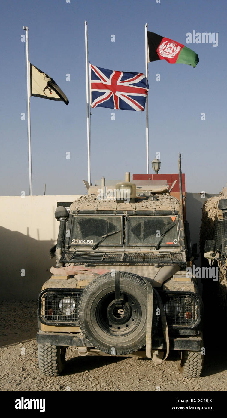 British military flags hi-res stock photography and images - Alamy