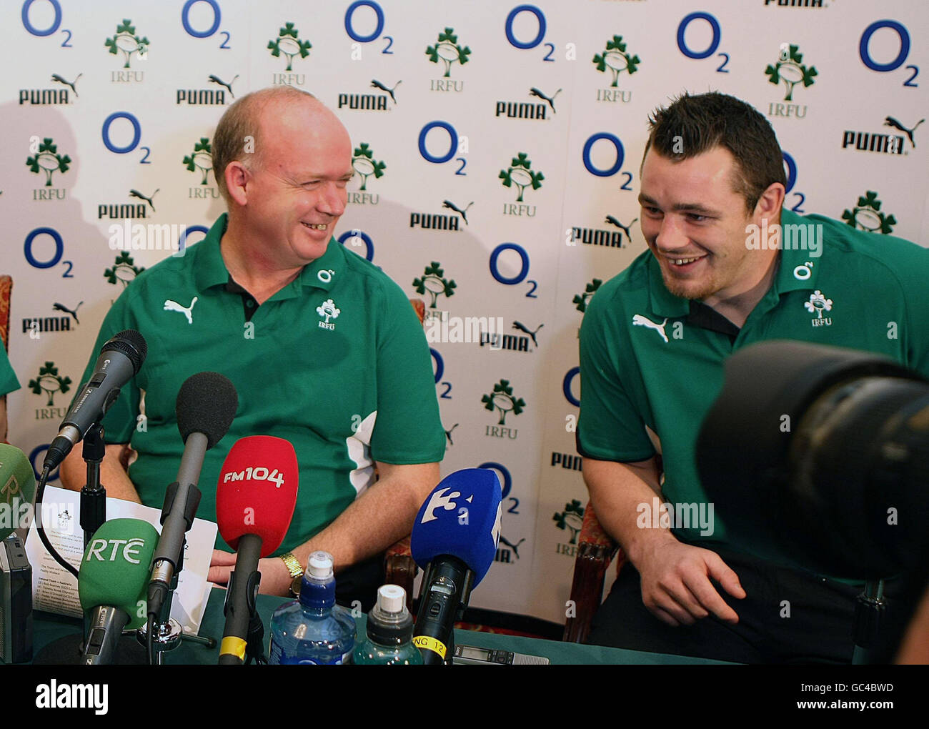 Rugby Union - Ireland Press Conference - Fitzpatricks Hotel. Ireland's ...