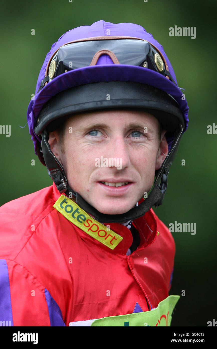 Horse Racing - Beverley Racecourse. Paul Hanagan, jockey Stock Photo ...