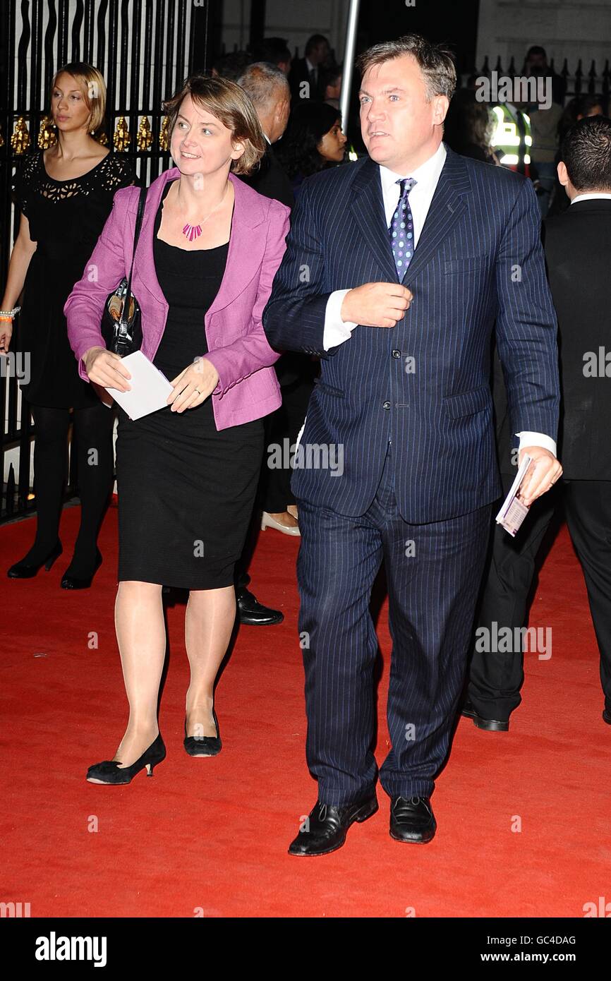Education Secretary Ed Balls and his wife, Yvette Cooper arrive for the ...