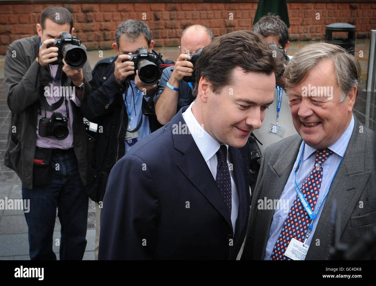 Shadow Chancellor George Osborne and Shadow Business Secretary Ken ...