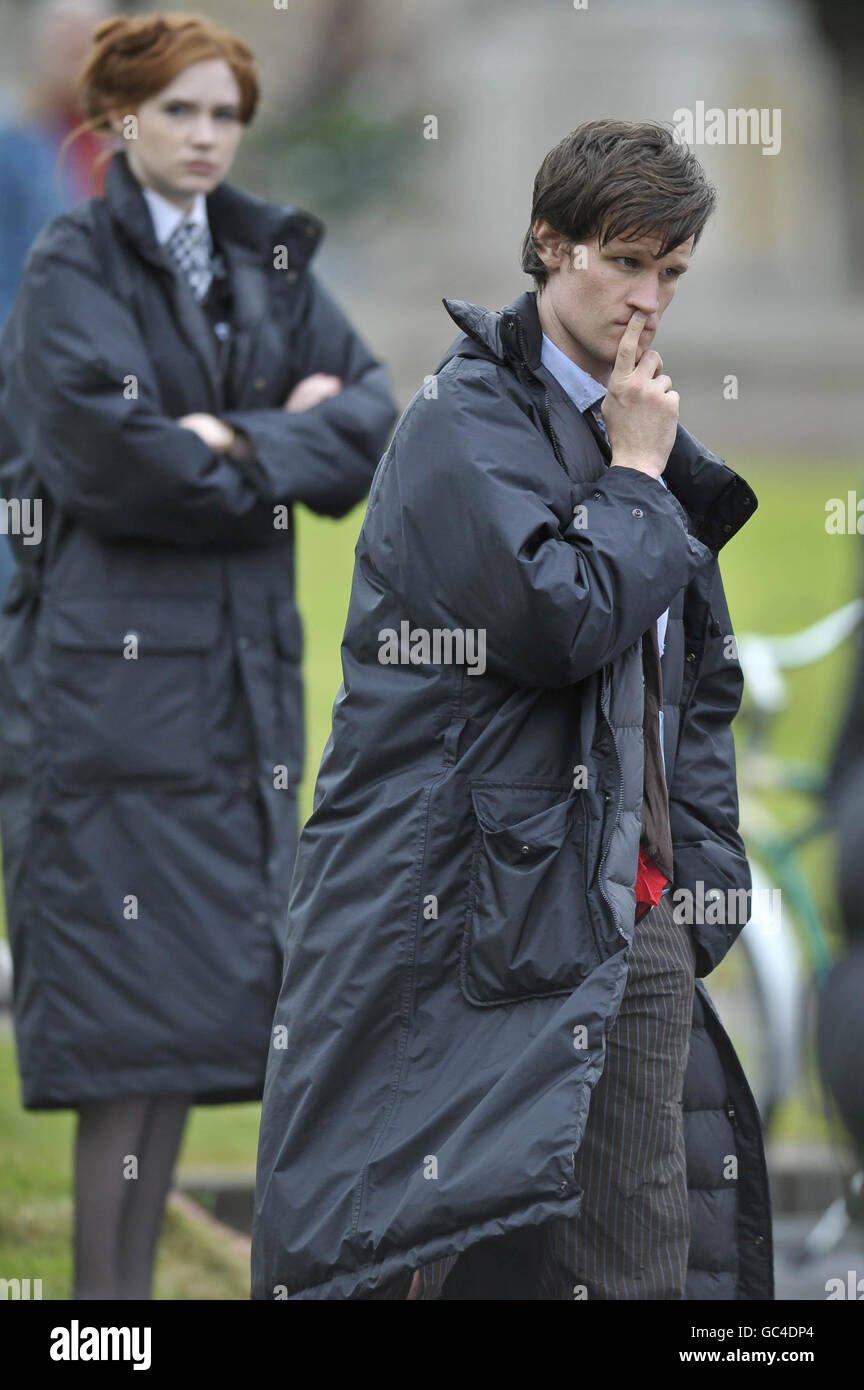 New Dr Who filming Stock Photo - Alamy
