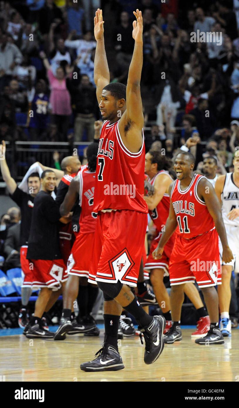 Basketball - NBA Europe - Chicago Bulls v Utah Jazz - O2 Arena. Chicago ...