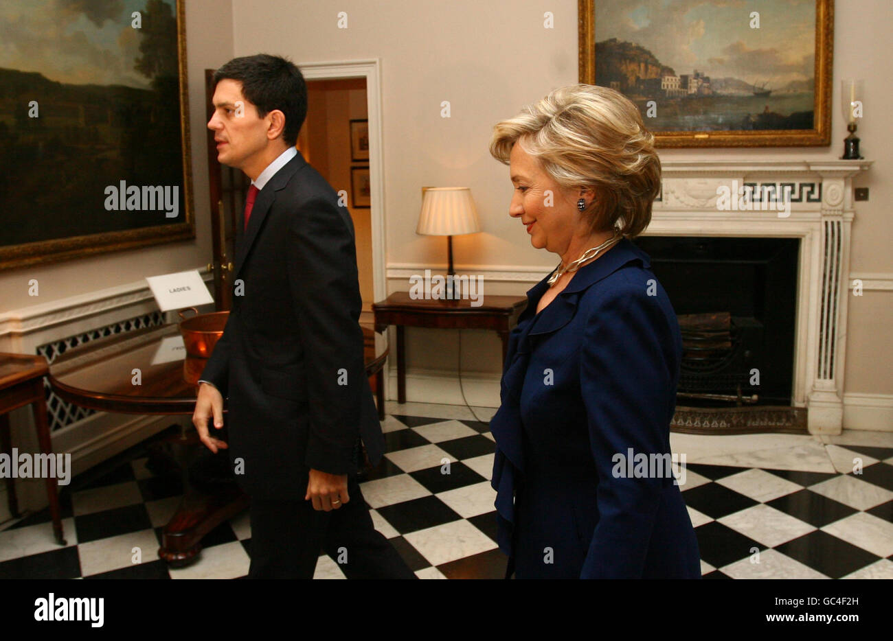 Hillary Clinton Europe tour Stock Photo - Alamy