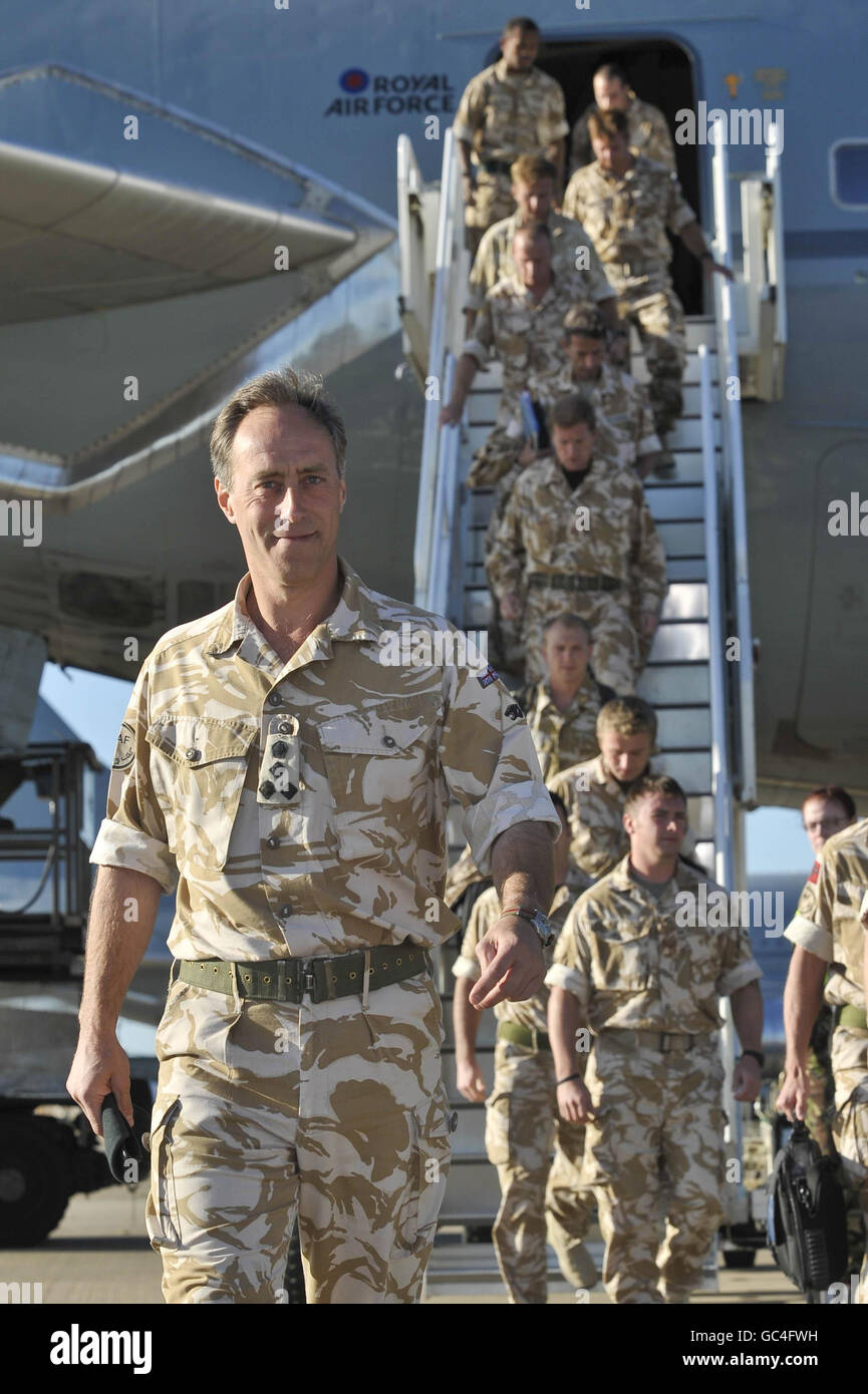 Commander of British troops in southern Afghanistan, Brigadier Tim ...