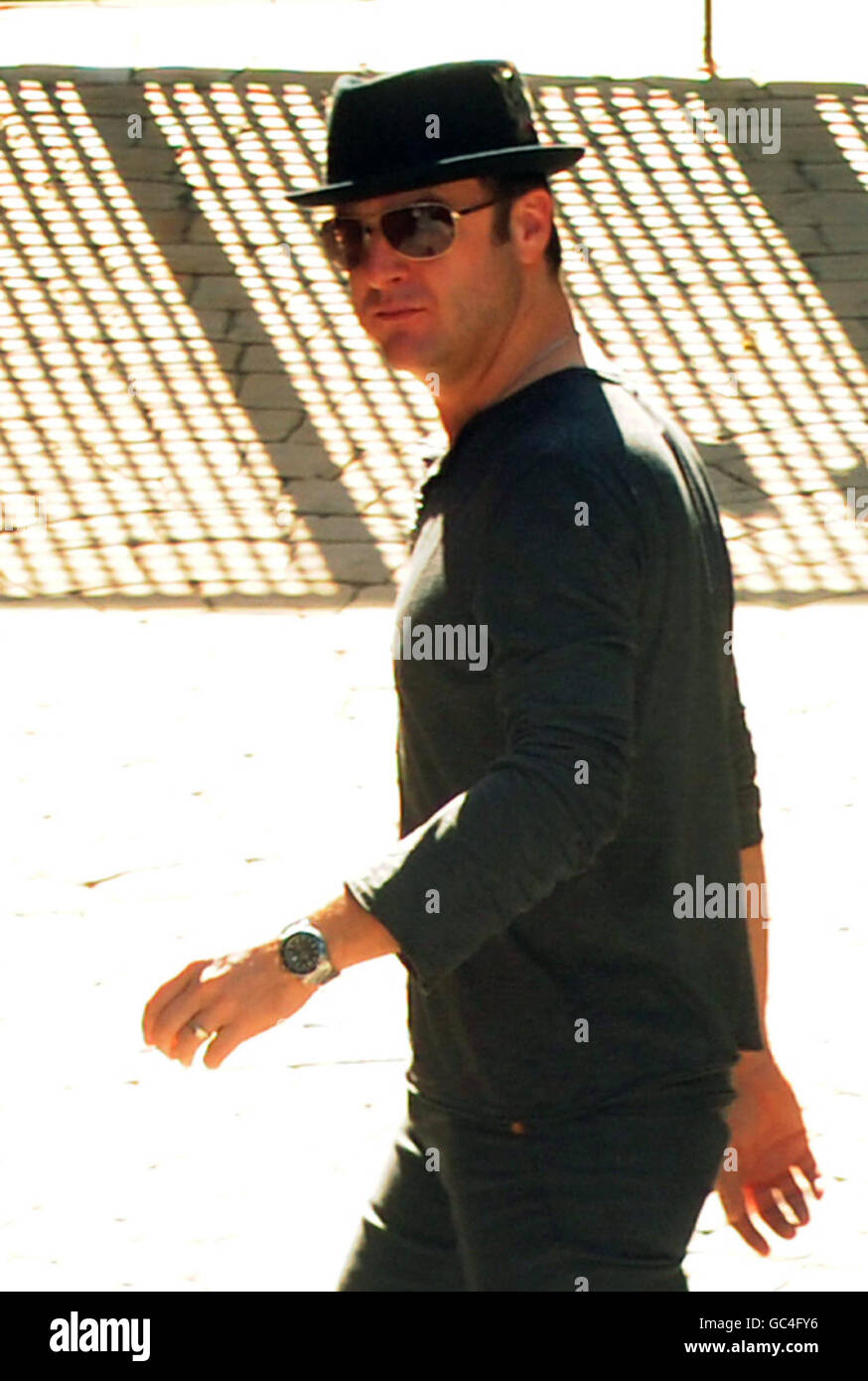 ALTERNATE CROP Mikey Graham of Boyzone walks in the grounds of the Mon ...