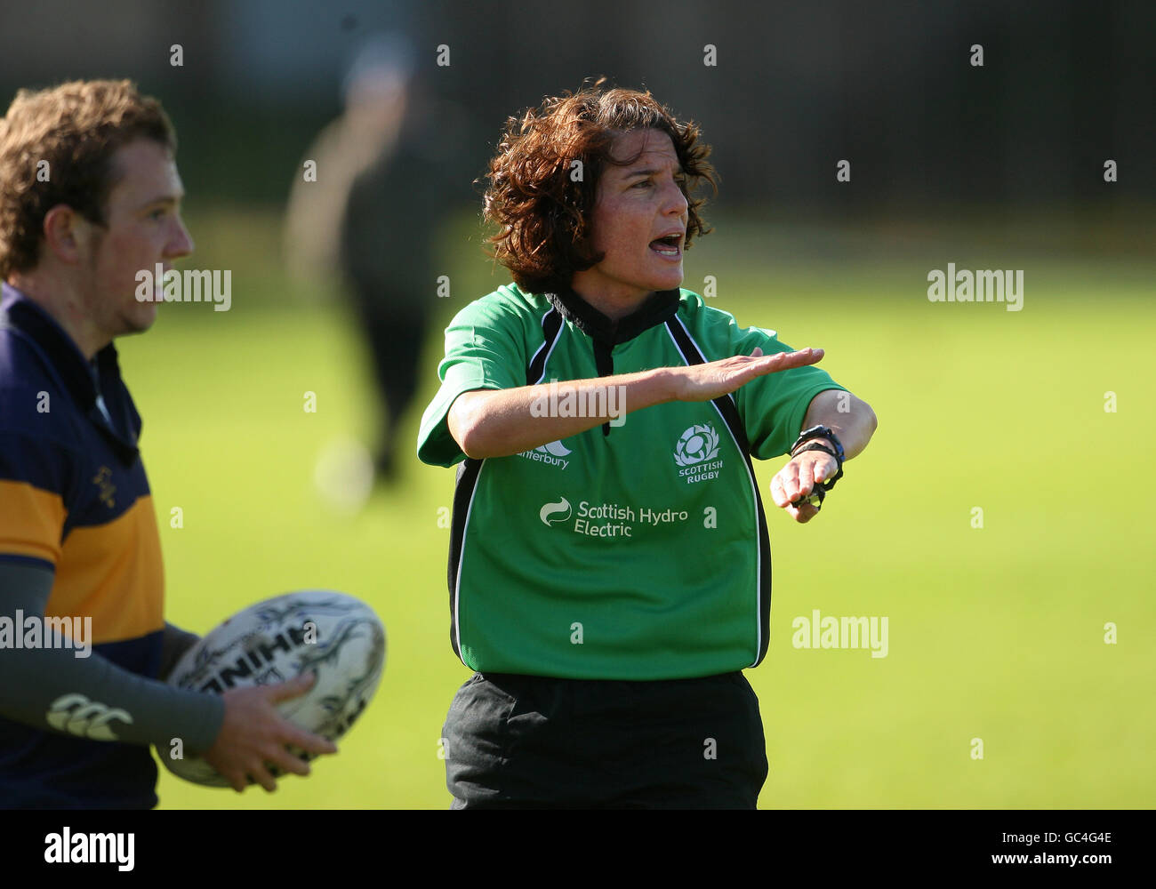 Rugby union fettes v robert gordons westwoods health club hi-res stock ...