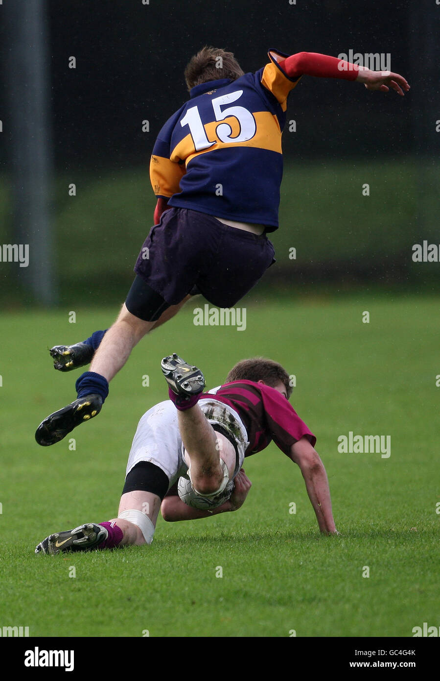 Rugby union fettes v robert gordons westwoods health club hi-res stock ...