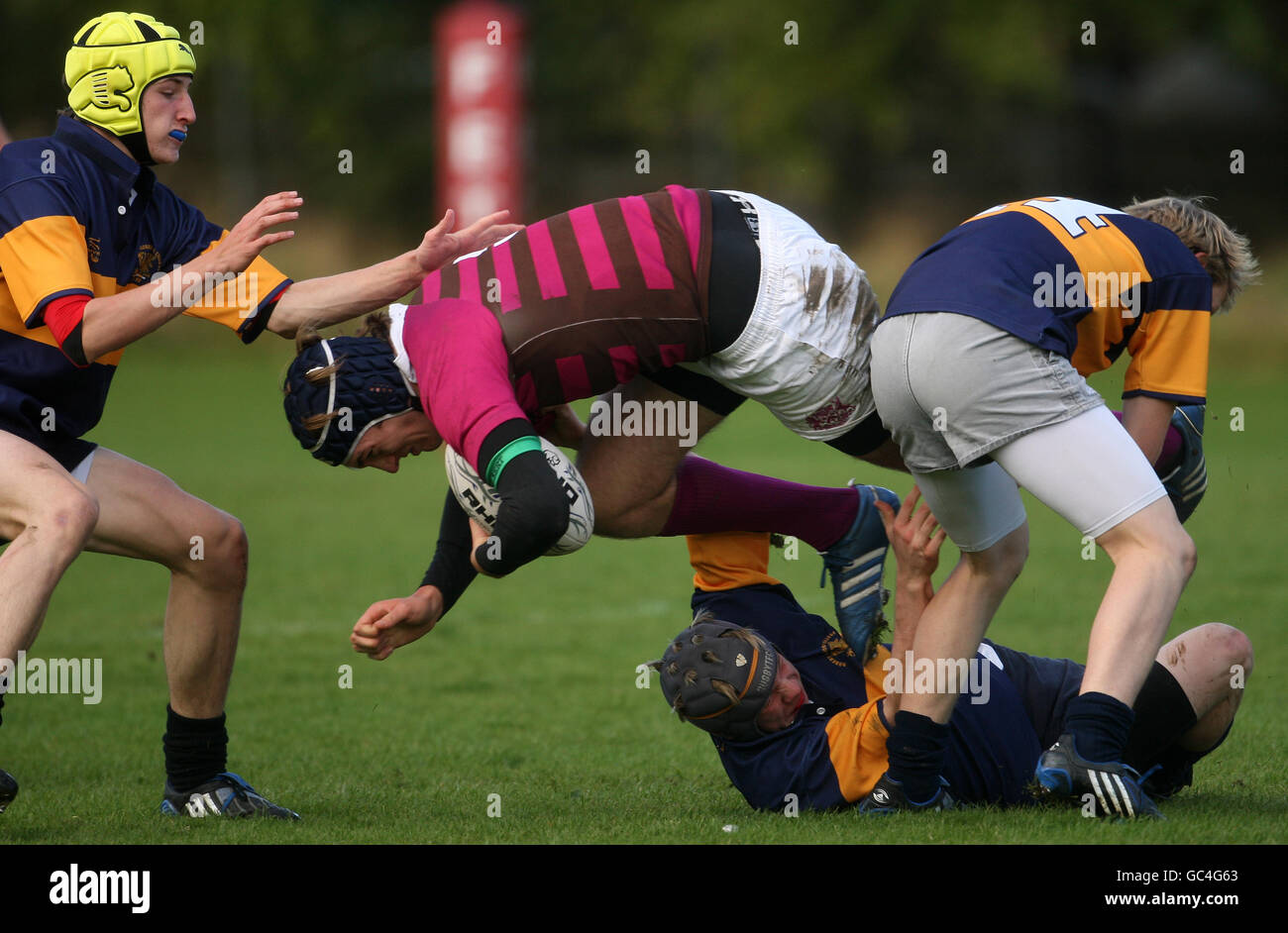 Match action fettes college robert gordons hi-res stock photography and ...