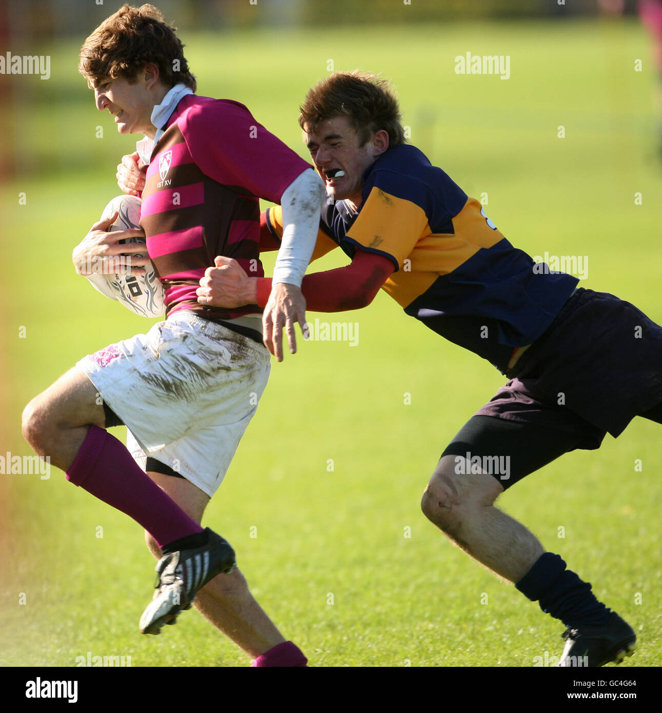 Match action fettes college robert gordons hi-res stock photography and ...