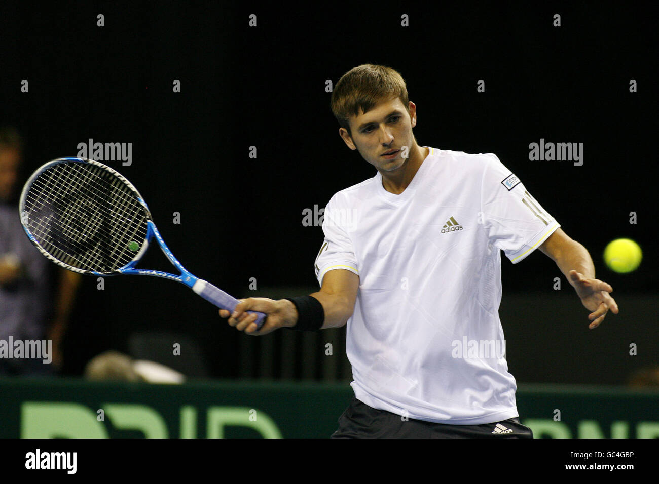Great Britain's Daniel Evans during the Davis Cup Euro/Africa Group I ...