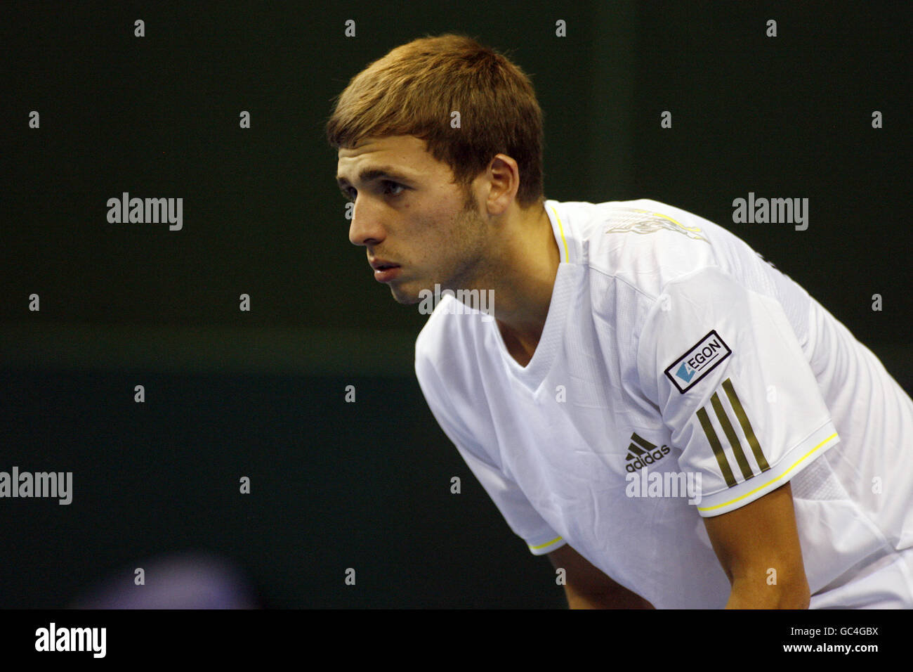 Great Britain's Daniel Evans during the Davis Cup Euro/Africa Group I ...