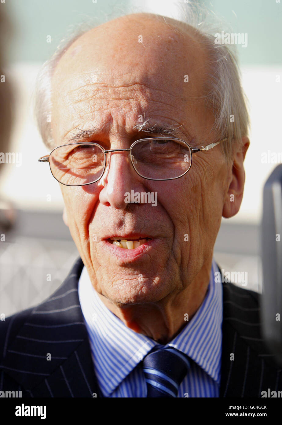 Lord Tebbit outside the Grand Hotel in Brighton, East Sussex on the ...