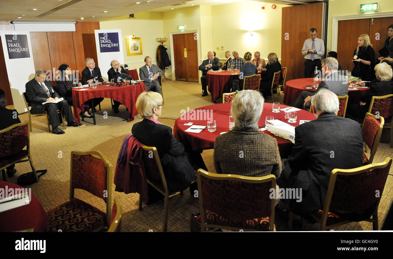 Iraq Inquiry Committee Stock Photo - Alamy